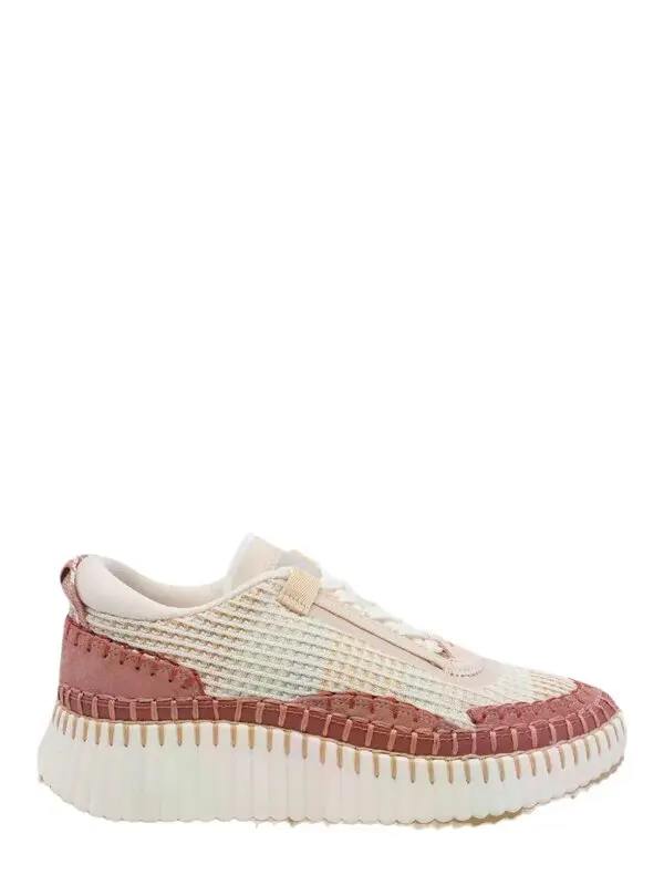 Chloé Nama Platform Sneakers - Neutrals