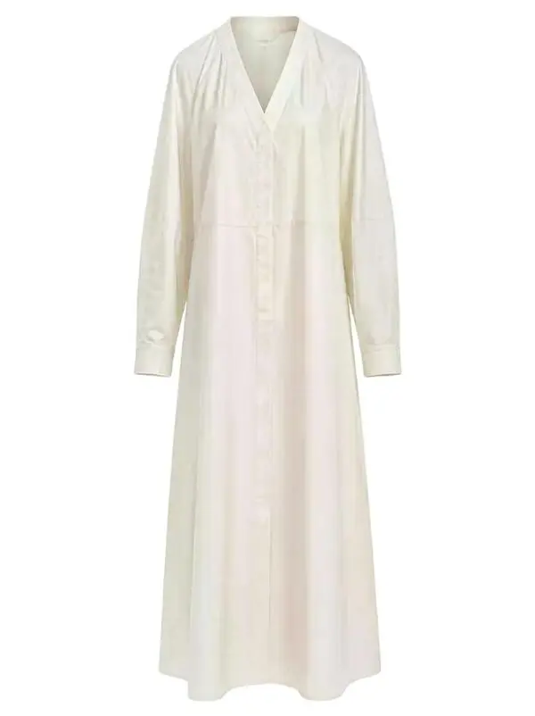 RETORI V-neck Midi Dress - Neutrals