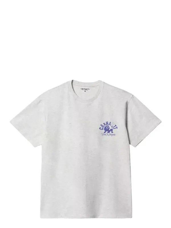 Carhartt Work In Progress Built Different Logo-print Short-sleeve T-shirt - Grey