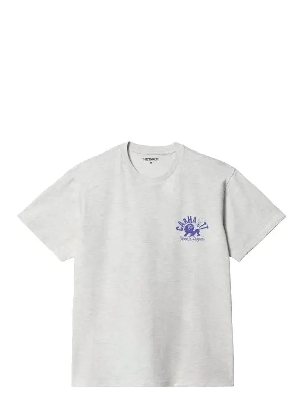 Carhartt Work In Progress Built Different Logo-print Short-sleeve T-shirt - Grey