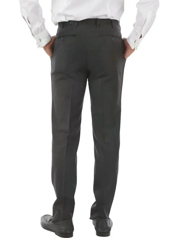 Corneliani Wool Tailored Trousers - Grey