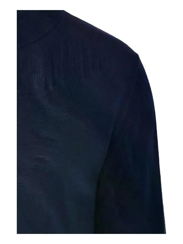 Pal Zileri Zip-up High-neck Cardigan - Blue