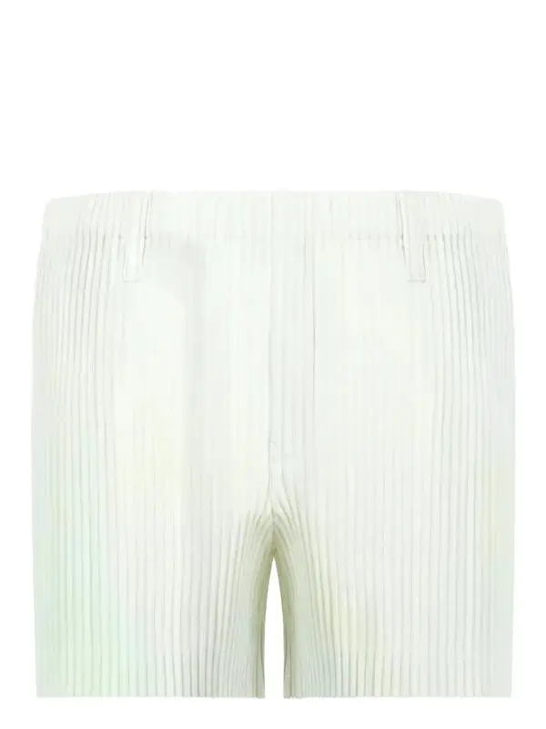 Issey Miyake Belt-loop Shorts - Green