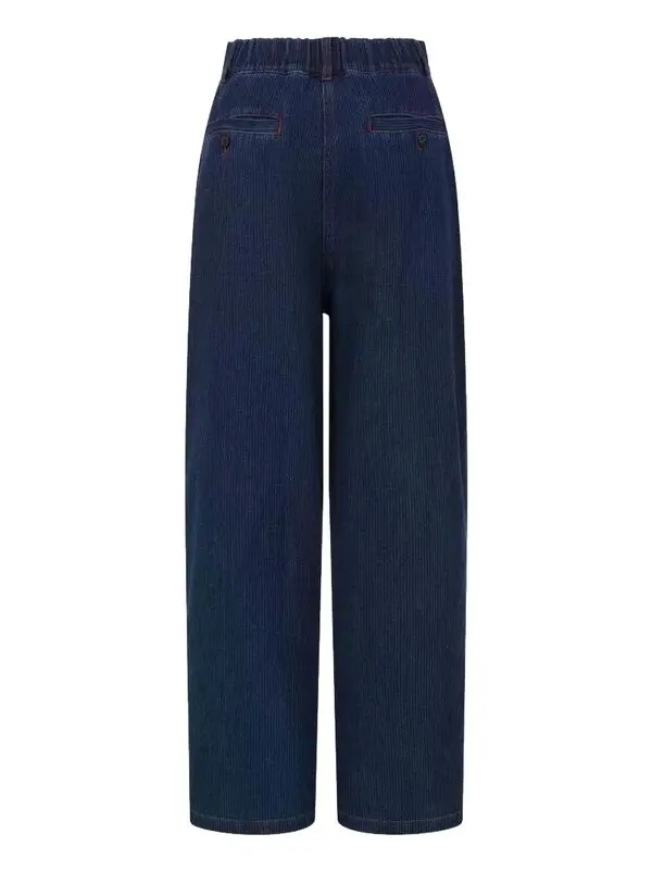 STUDIO TOMBOY Corduroy Pleated Trousers - Blue