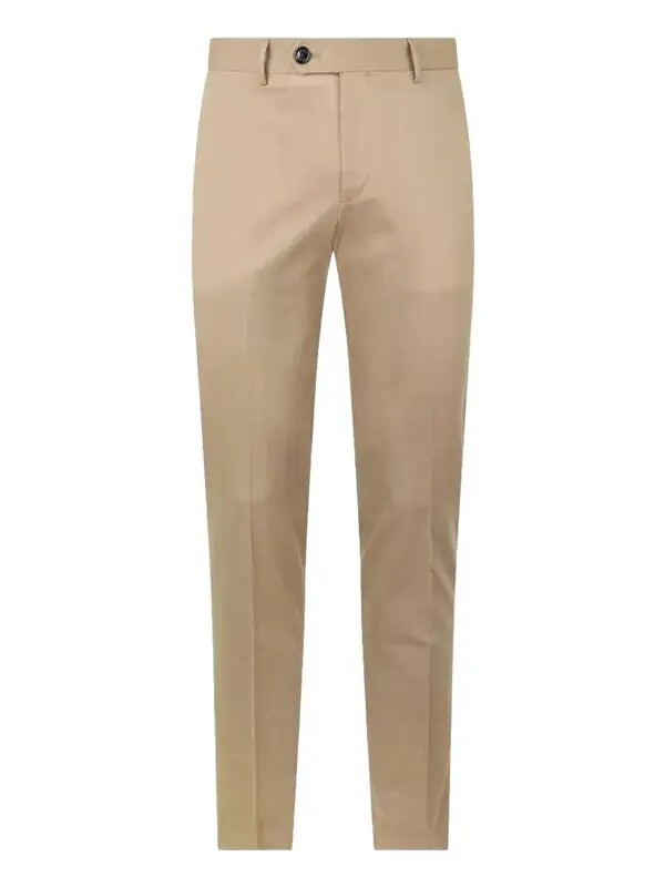 MOORER Slim-fit Trousers - Neutrals