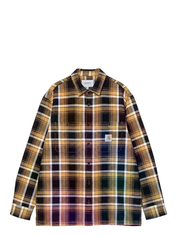 Carhartt Work In Progress Vaughn Plaid Pocket Shirt - Yellow