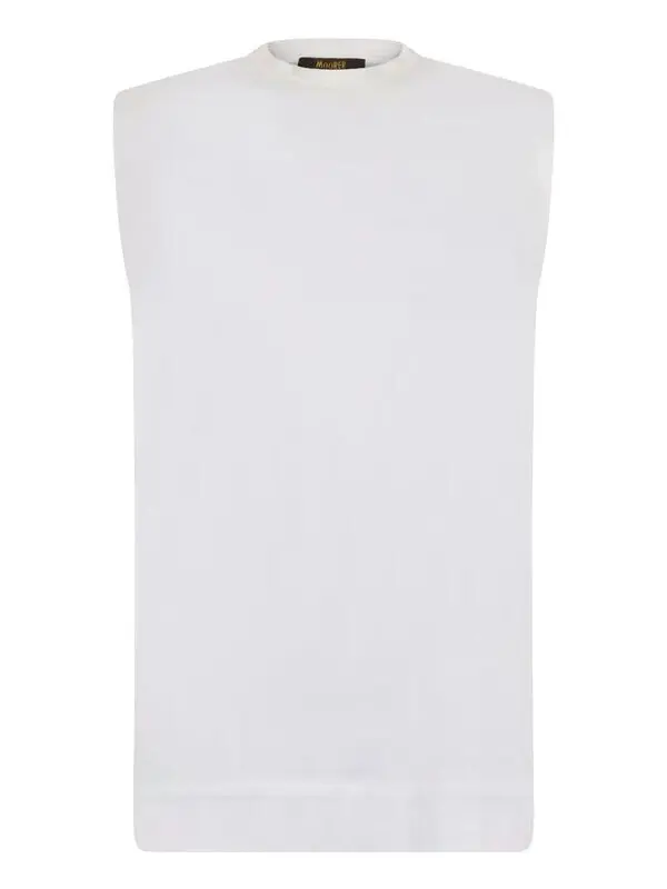 MOORER Sleeveless Tank Top - White