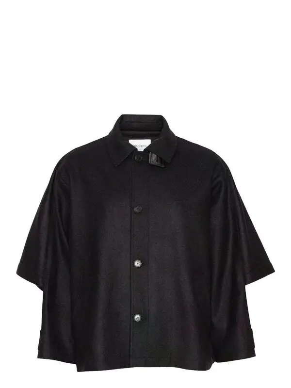 Henrik Vibskov Uncut Wool Jacket - Black