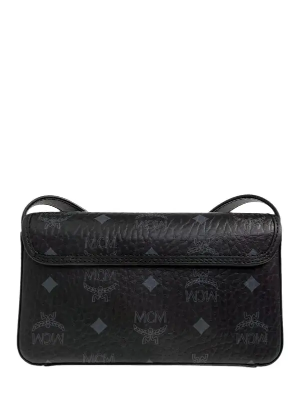 Mcm Aren Visetos Cross Body Bag - Black