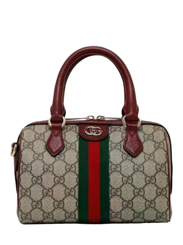 Gucci Small Ophidia Web-stripe Tote Bag - Neutrals