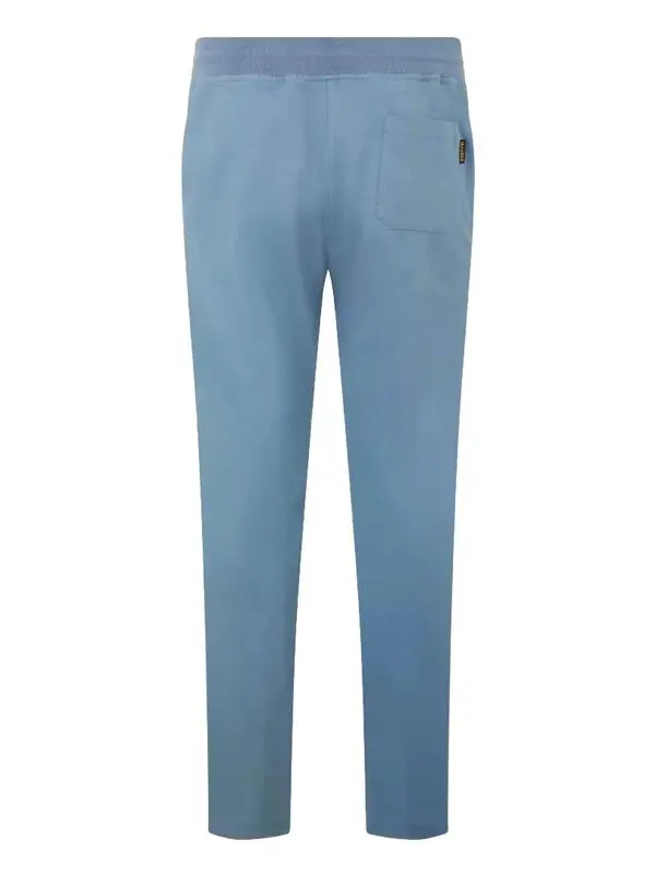 MOORER Drawstring Slim-fit Track Pants - Blue