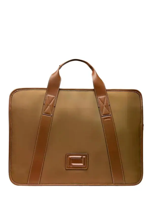 LANCEL 45 Mistral Logo-patch Holdall - Brown