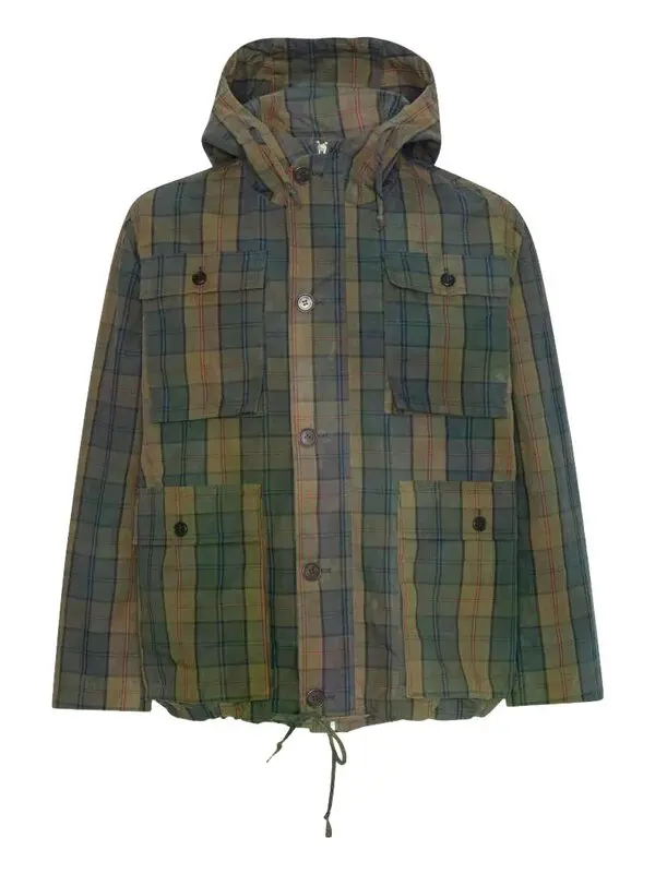 Henrik Vibskov Field Tartan Jacket - Brown