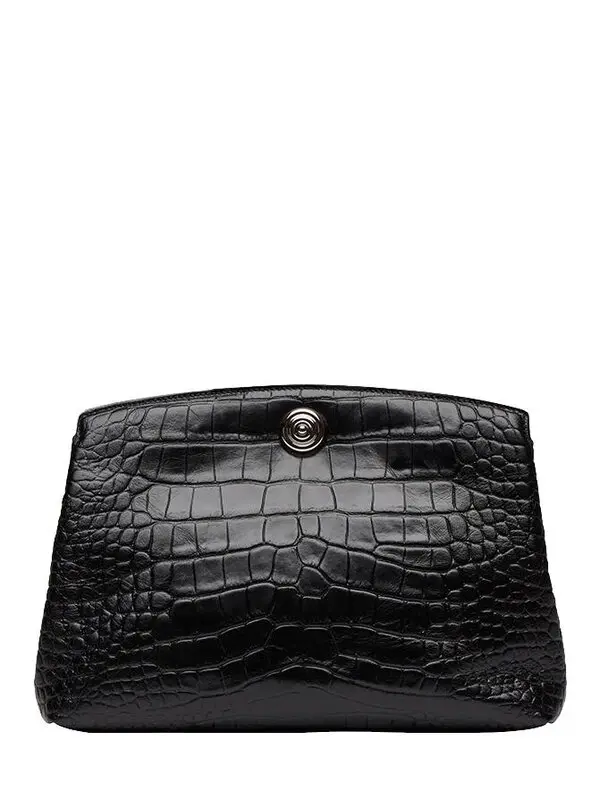 LIFFNER Pushlock Pouch Croc Effect - Black