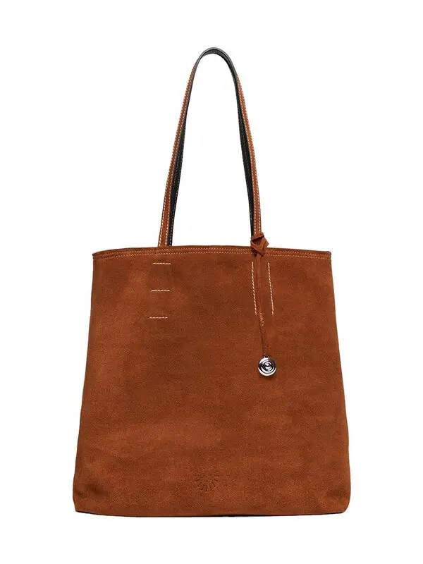 LIFFNER Suede Tote Bag - Brown