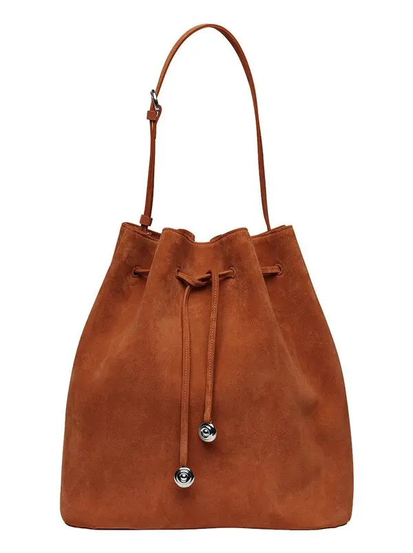 LIFFNER Charm Bucket Saddle Suede - Brown
