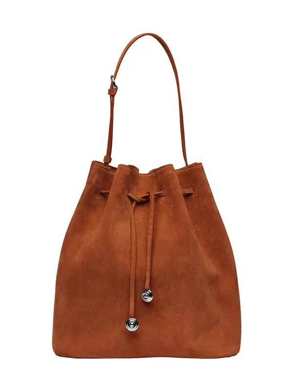 LIFFNER Charm Bucket Saddle Suede - Brown
