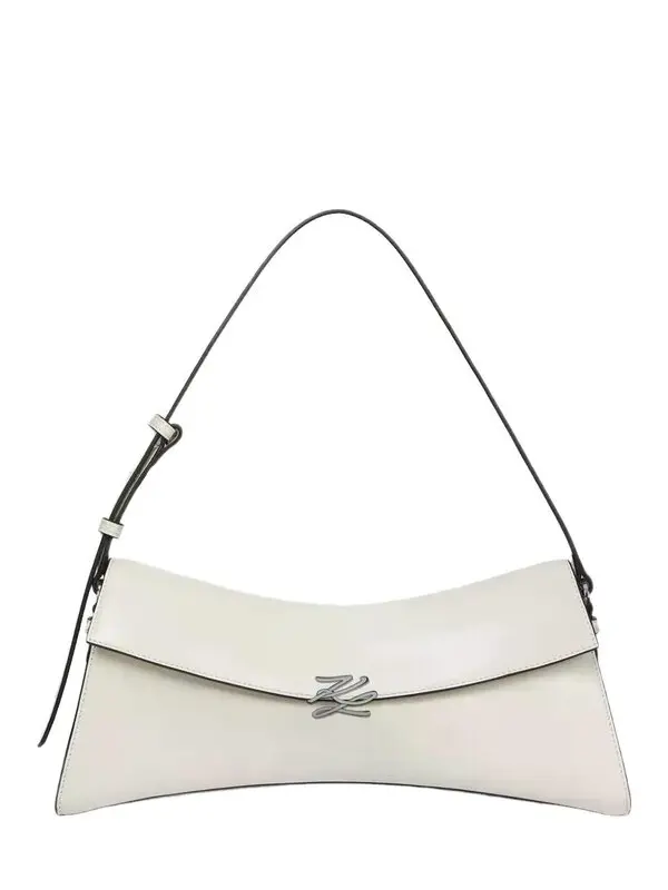 Karl Lagerfeld K/autograph Twist Logo-plaque Shoulder Bag - White