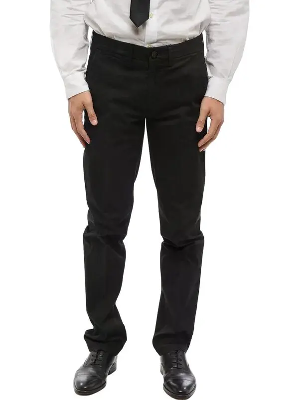 Corneliani Four-pocket Cotton Trousers - Black