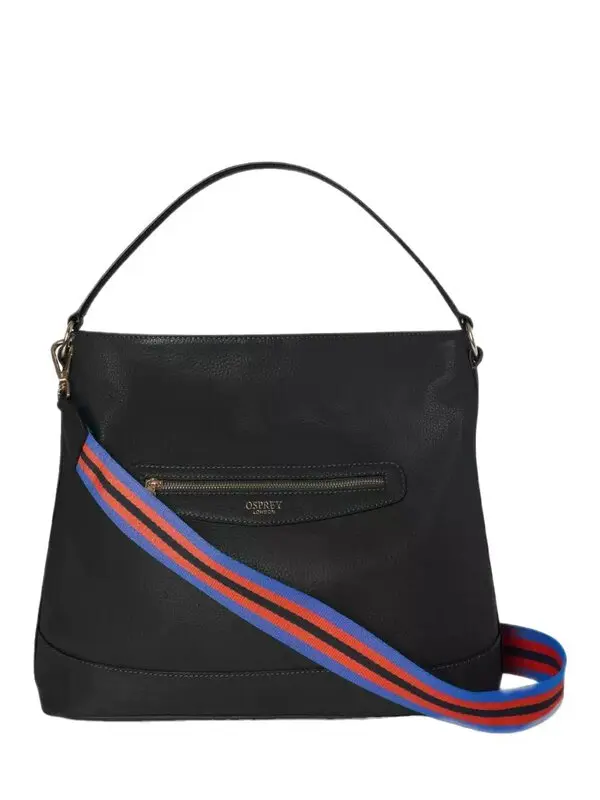 OSPREY Large The Hendrix Pebbled Shoulder Bag - Black