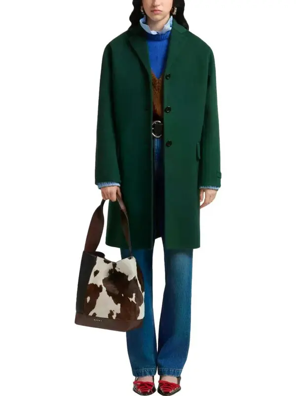 Marni Pod 2.0 Cow-print Shoulder Bag - Brown
