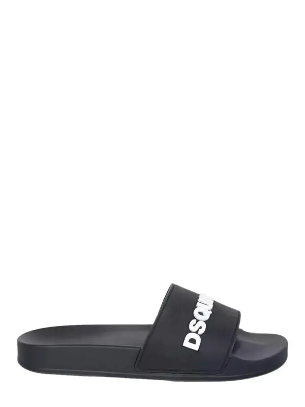 Dsquared2 Logo-patch Slides - Black