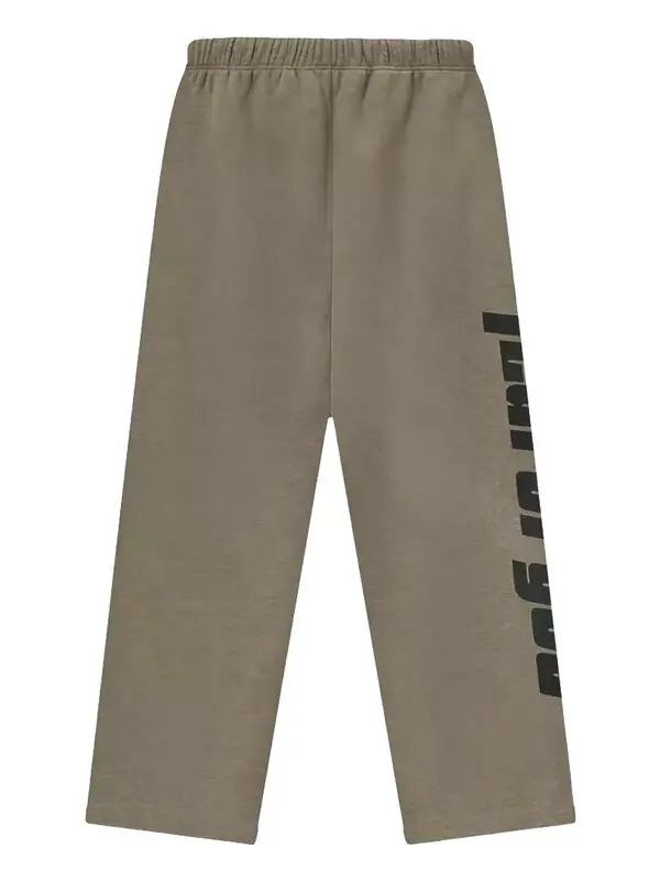 Fear Of God Logo-print Drawstring Track Pants - Grey