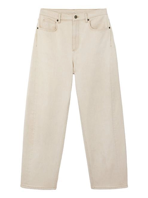 THE WHITE COMPANY Portobello Barrel-leg Stretch-denim Jeans - Neutral
