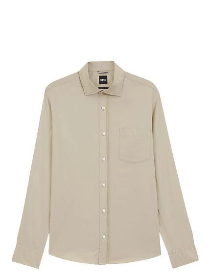 BOSS Regular-fit Long-sleeve Cotton Shirt - 254