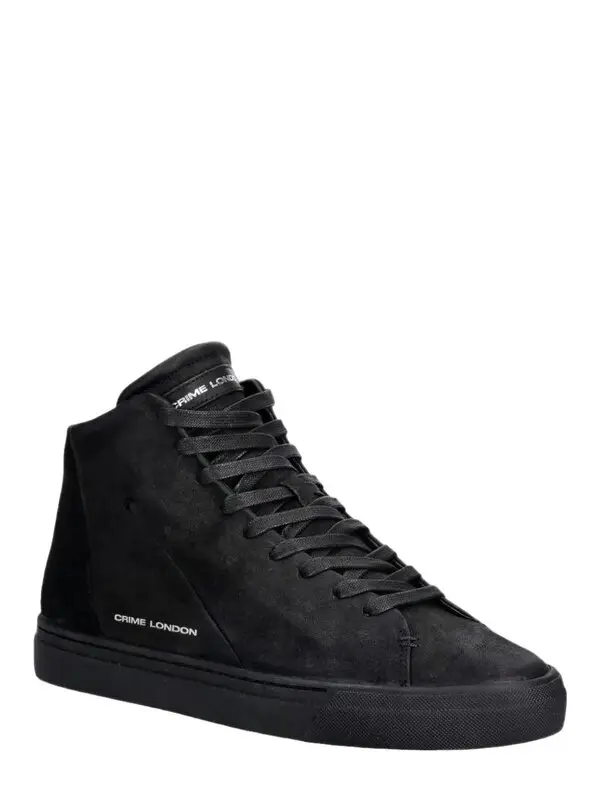 CRIME LONDON High-top Side-zip Sneakers - Black