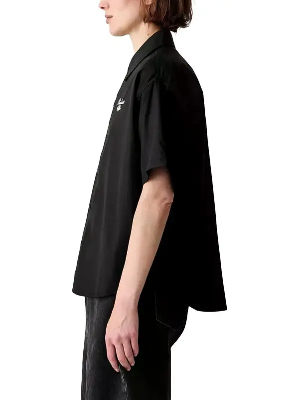 Carhartt Work In Progress Logo-embroidered Short-sleeve Shirt - Black