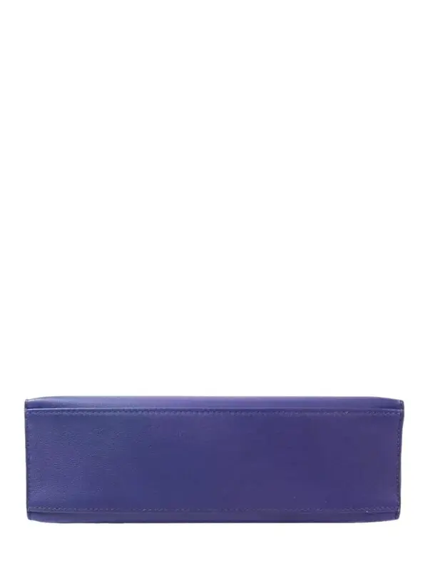Hermès 2015 Kelly Pochette Tote Bag - Blue