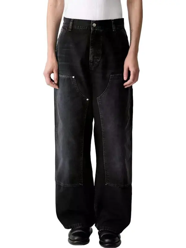 Carhartt Work In Progress Panelled Cargo Trousers - Black