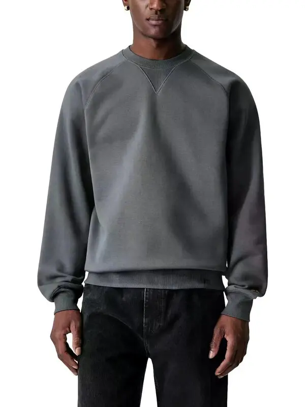 Carhartt Work In Progress Raglan-sleeve Logo-embroidered Sweater - Grey