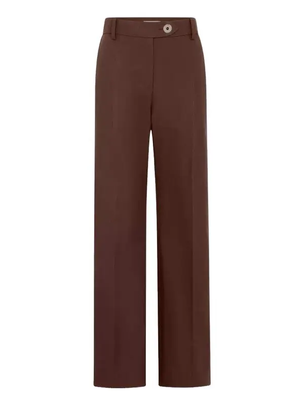 Rabanne Straight Leg Trousers - Brown