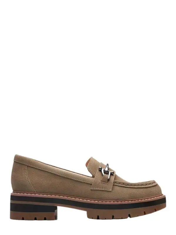 Clarks Orianna Bit Round-toe Loafers - Neutrals
