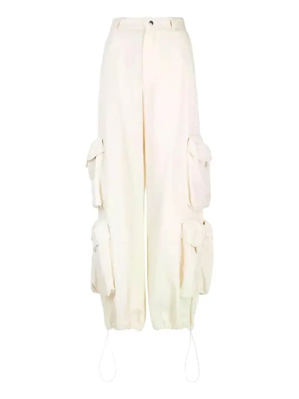 Amiri Wide-leg Cargo-pockets Trousers - Neutrals