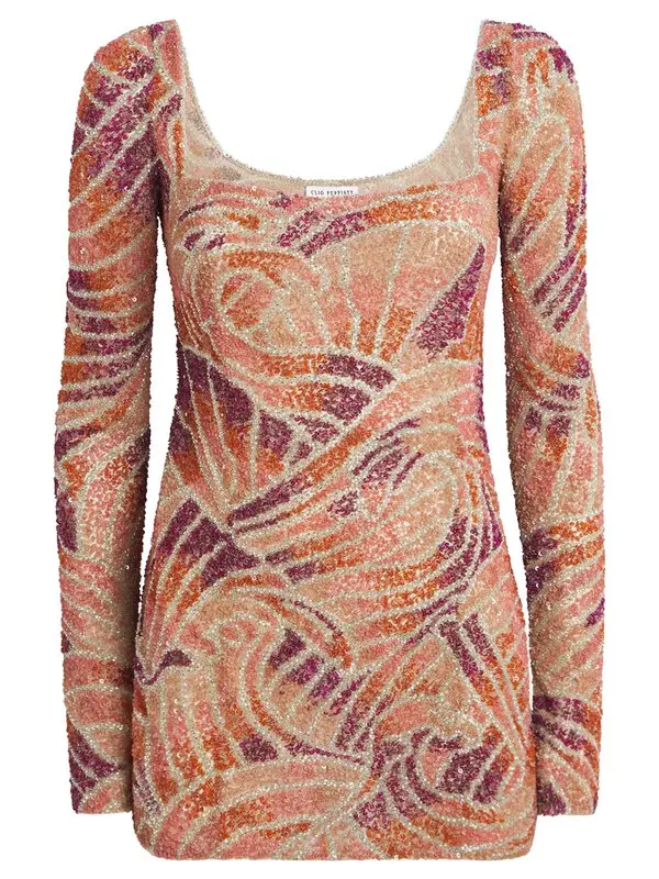 CLIO PEPPIATT Maré Mini Dress - Pink