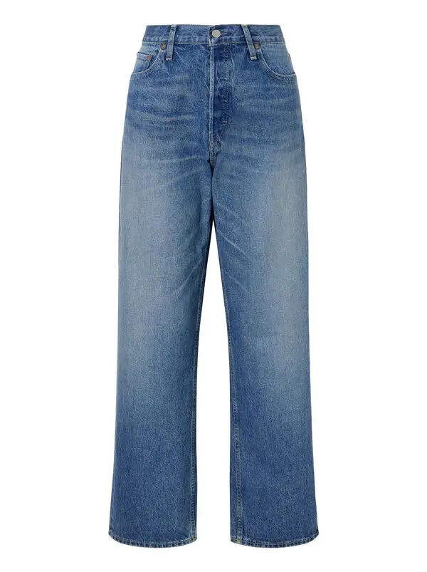 SSSTEIN High-rise Wide-leg Jeans - Blue