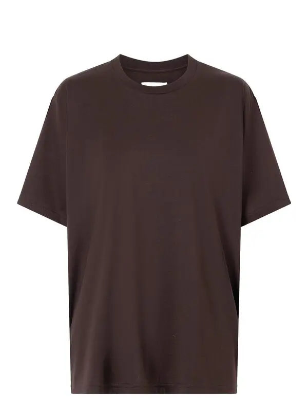SSSTEIN Cotton T-shirt - Brown
