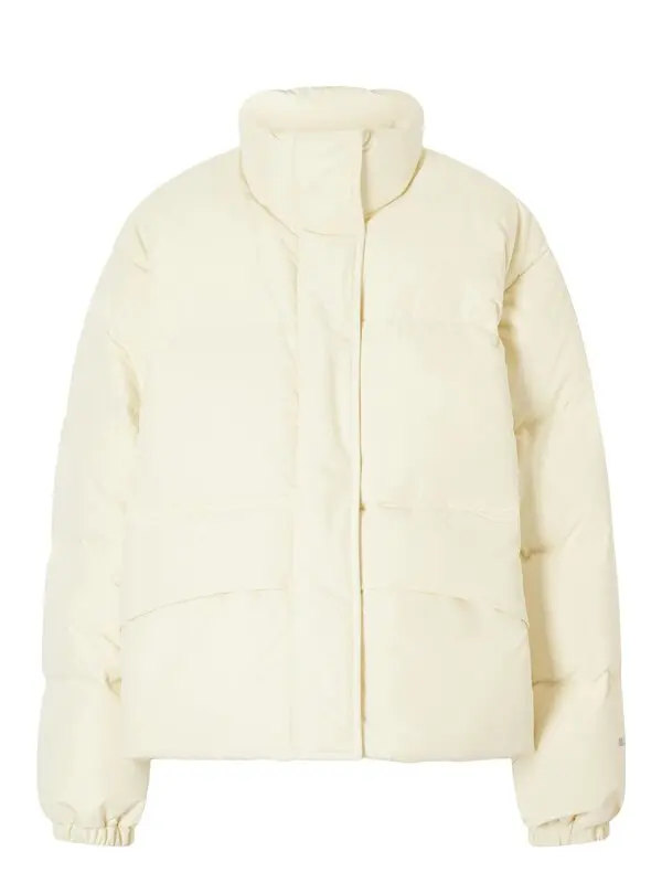 JIL SANDER Quilted Shell Down Jacket - Neutrals