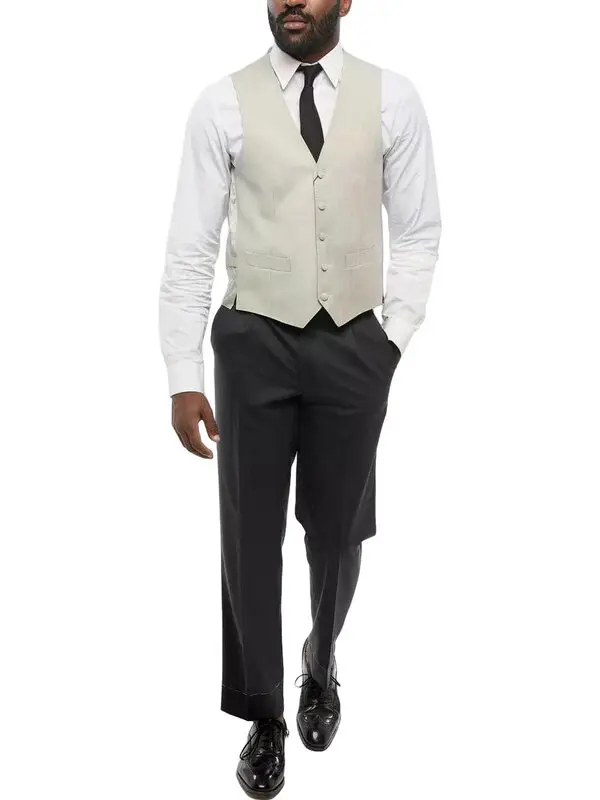 Corneliani Button-fastening Welt-pocket Waistcoat - Grey