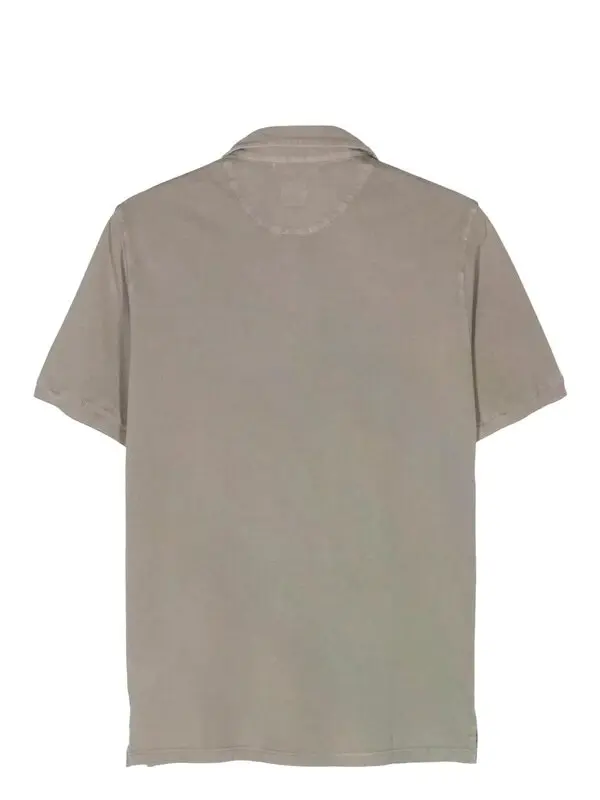 Fedeli Piqué Cotton Polo Shirt - Grey