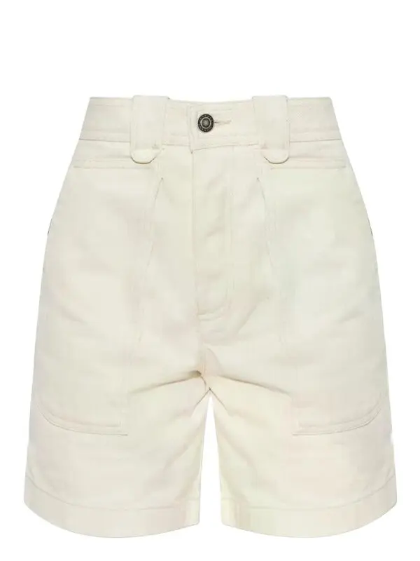 MARANT ETOILE Eveja Denim Shorts - Neutrals