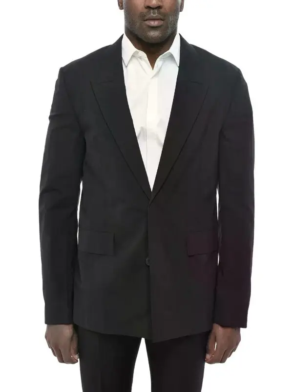 Givenchy Single-breasted Flap-pocket Blazer - Black
