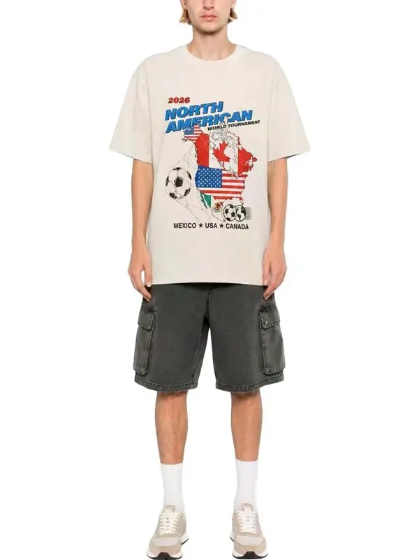 MELT Graphic-print T-shirt - Neutrals