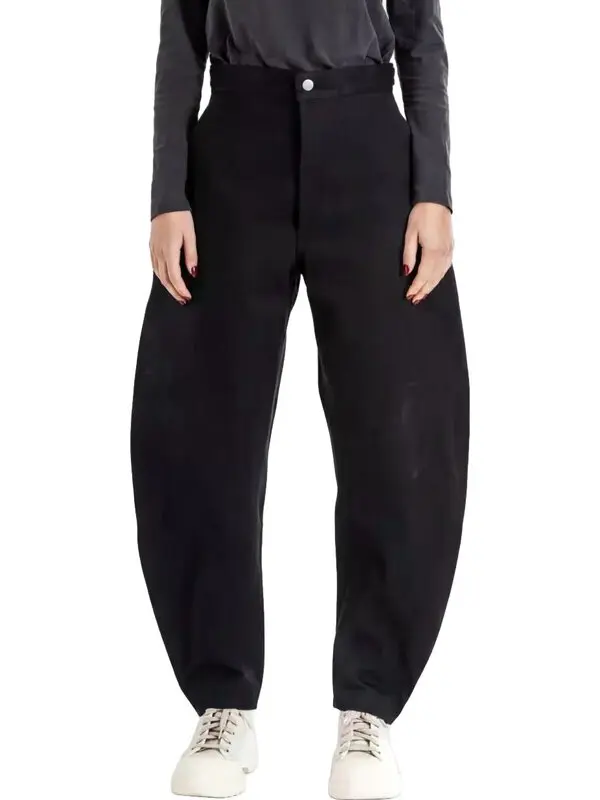 TUKI Type Button-fastening Trousers - Black
