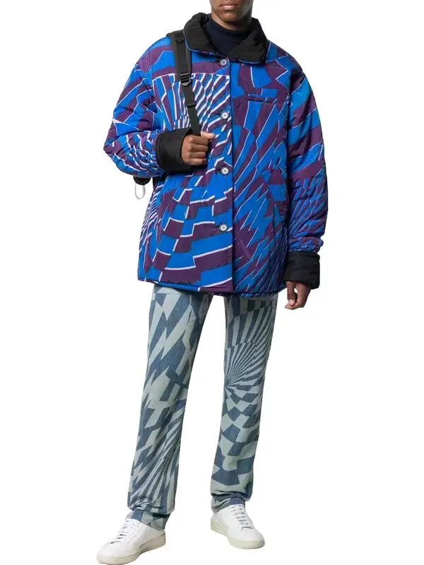 Stella McCartney X Ed Curtis Graphic-print Jacket - Blue