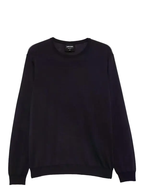 Giorgio Armani Crew-neck Sweater - Blue
