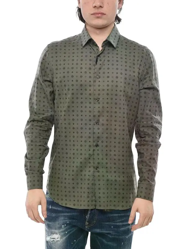 Corneliani Cotton Shirt - Green
